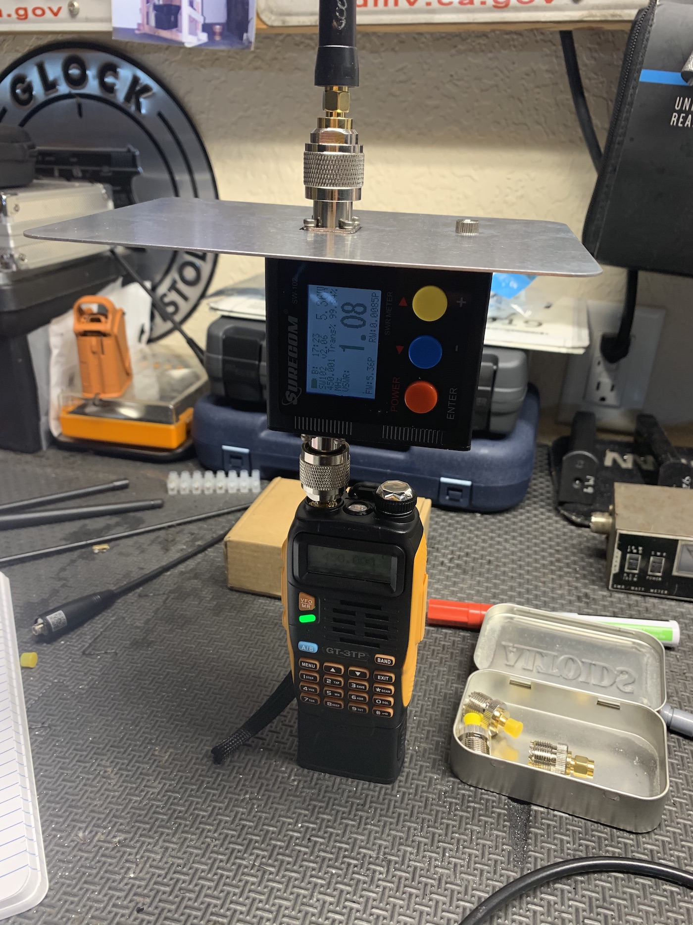 Dual Band Rubber-Duck Antenna Testing (SWR) | David DeMartini actual